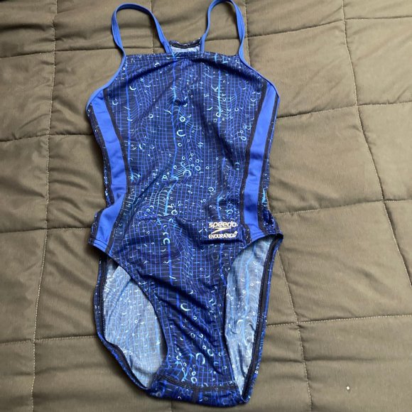 Speedo | Swim | Speedo Endurance Blue Swimsuit Size 26 Us Small | Poshmark
